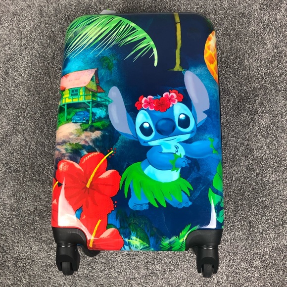Disney | Accessories | Disney Lilo Stitch Hardside Spinner Suitcase ...
